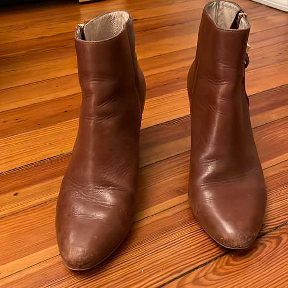 kate spade | Shoes | Kate Spade Brown Booties | Poshmark